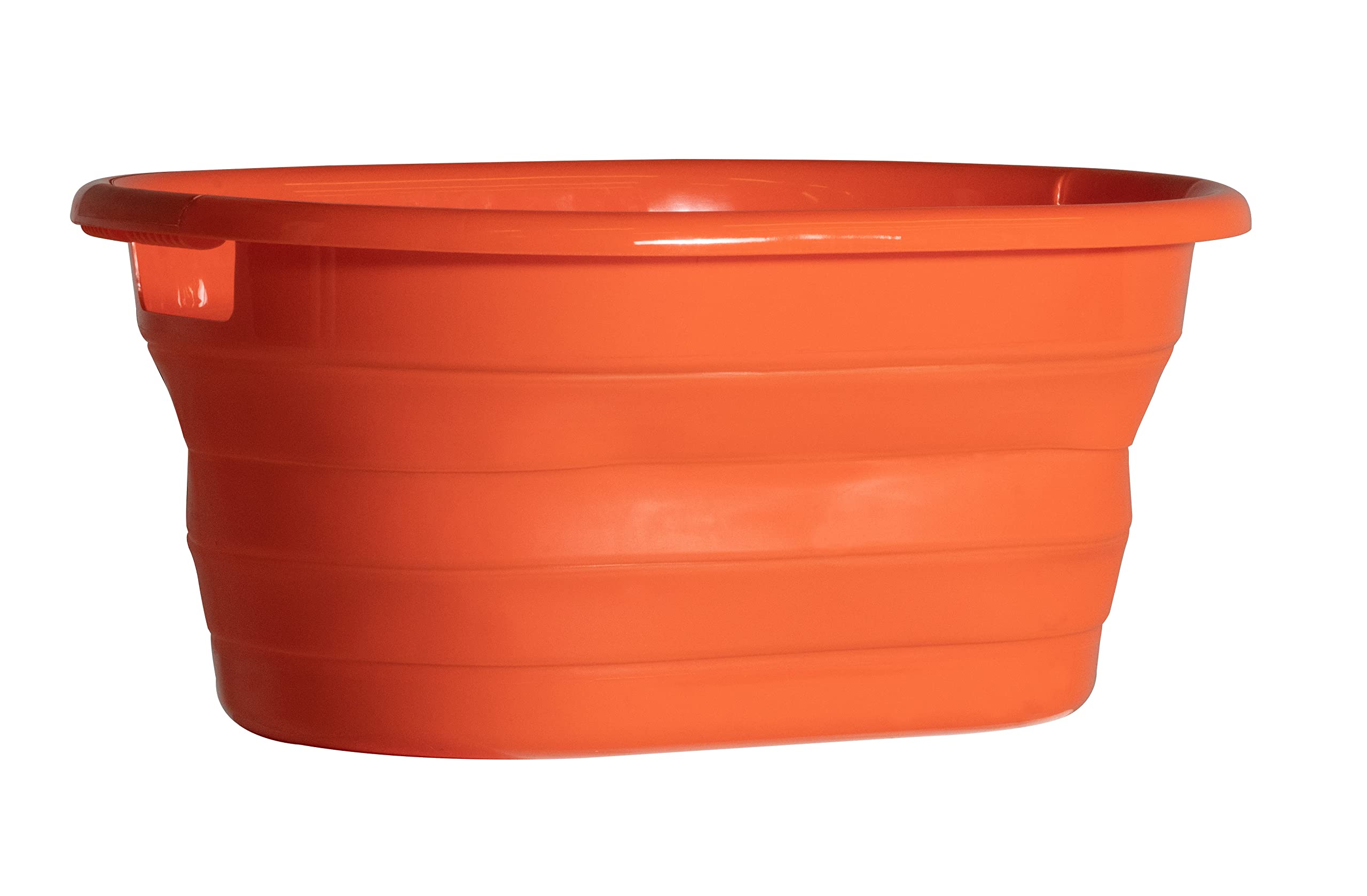 ust FlexWare Collapsible Tub with Dual Handles, Sink Like Shape and TPR Construction for Camping, Hiking, Outdoor Survival and Home, One Size