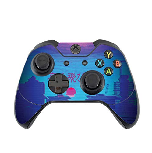 Vaporwave Japanese Sunset Design Vinyl Decal Sticker Skin by egeek amz for Xbox One Controller