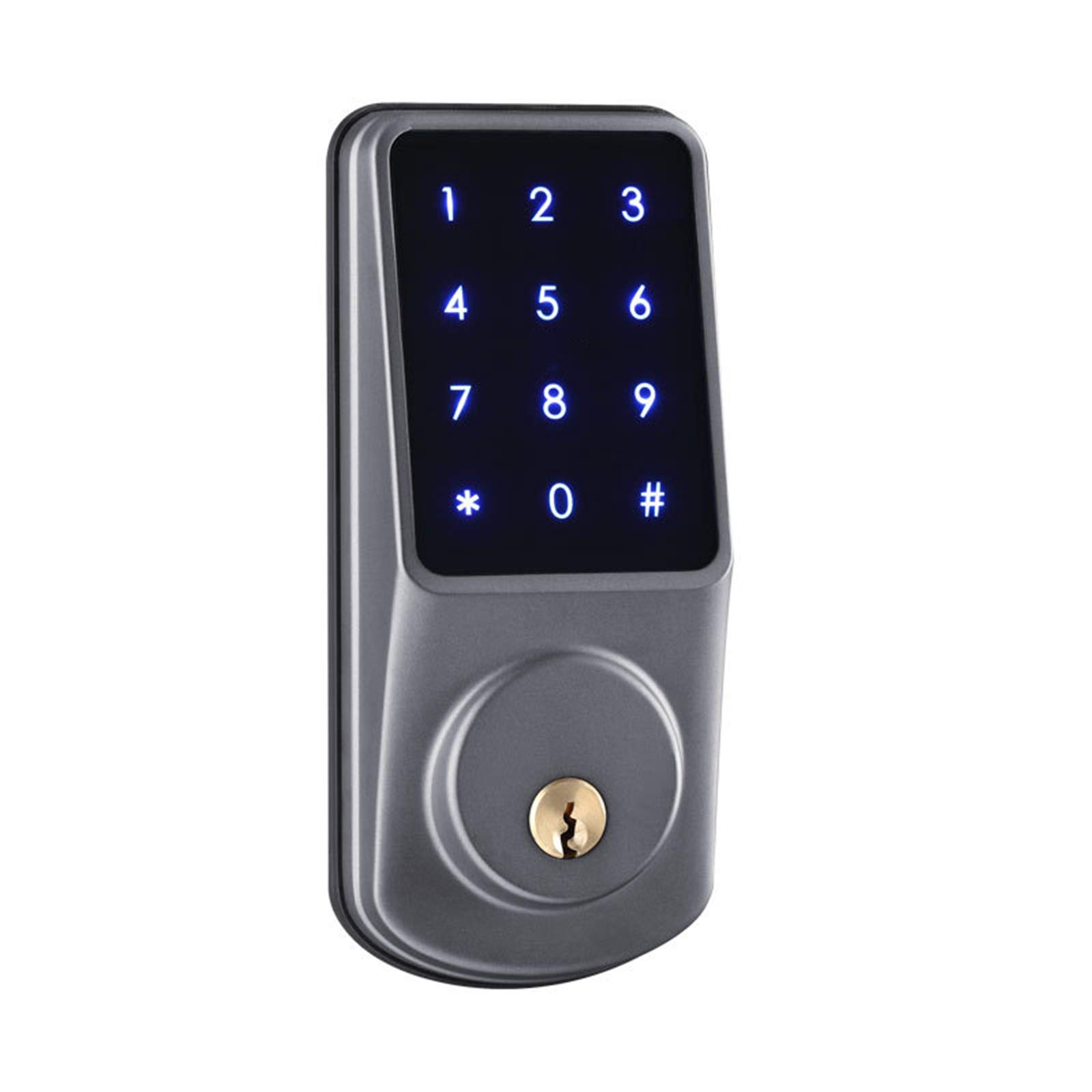 XinC Intelligent Fingerprint Padlock, Small Keyless Lock, Biometric Fingerprint Padlock with Lock,Keyless Smart Lock, Suitable for Home, Office.