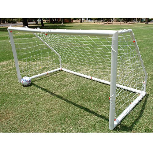 Workoutz 8x4 Heavy Duty (Single) Portable Soccer Goal with Carry Bag …