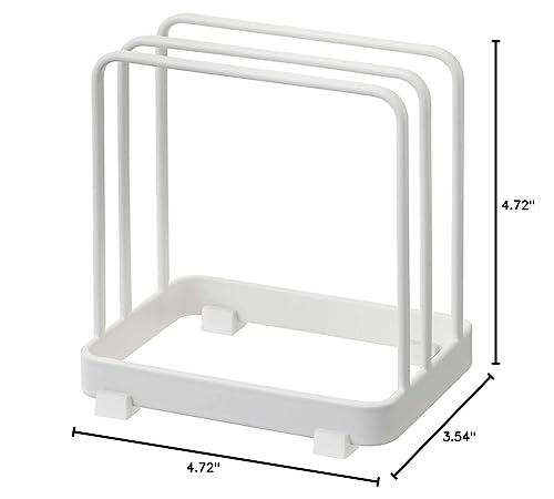 Yamazaki Home Plate Cutting Board Stand β Kitchen Storage Rack Holder Organizer