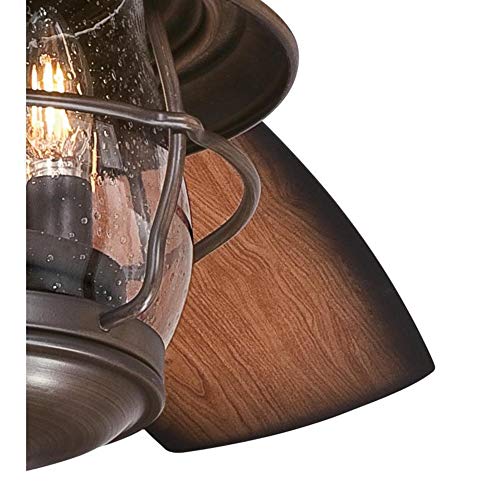 Westinghouse 7233400 Brentford Indoor Ceiling Fan with Light, 52 Inch, Aged Walnut