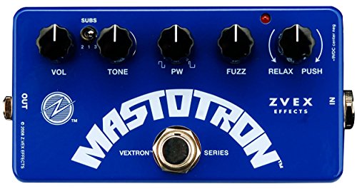 ZVEX Effects Mastotron Vextron Series Silicon Fuzz Guitar Pedal,Blue,2.38 x 1.82 x 4.70