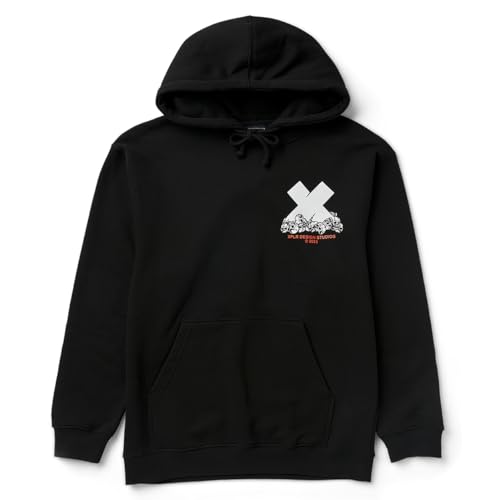 XPLR Hell Week Bones Merch Colby Sam Hoodie Unisex Casual Pullover Hooded Sweatshirt Clothes (Black,Large)
