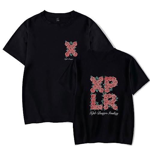 XPLR Roses Merch T-shirt Top Cosplay Cos Tshirt Summer Sweatshirt Sam Golbach Colby Brock Tee