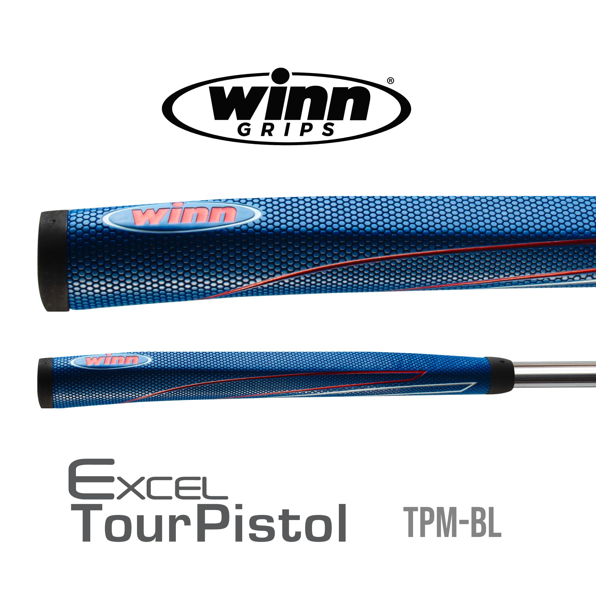 Winn Excel Medallist Pistol Putter Grip (Black)