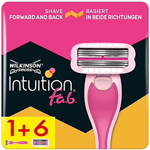 Wilkinson Sword Wilkinson Sword Pack Ffp Box Intuition F.A.B. - Double Sense Epilator Kit for Women + 7 Refills of Blades 150 g 7004076W