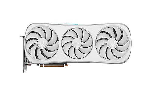ZOTAC Gaming GeForce RTX 4090 Trinity OC White Edition DLSS 3 24GB GDDR6X 384-bit 21 Gbps PCIE 4.0 Gaming Graphics Card, IceStorm 3.0 Advanced Cooling, Spectra 2.0 RGB Lighting, ZT-D40900Q-10P