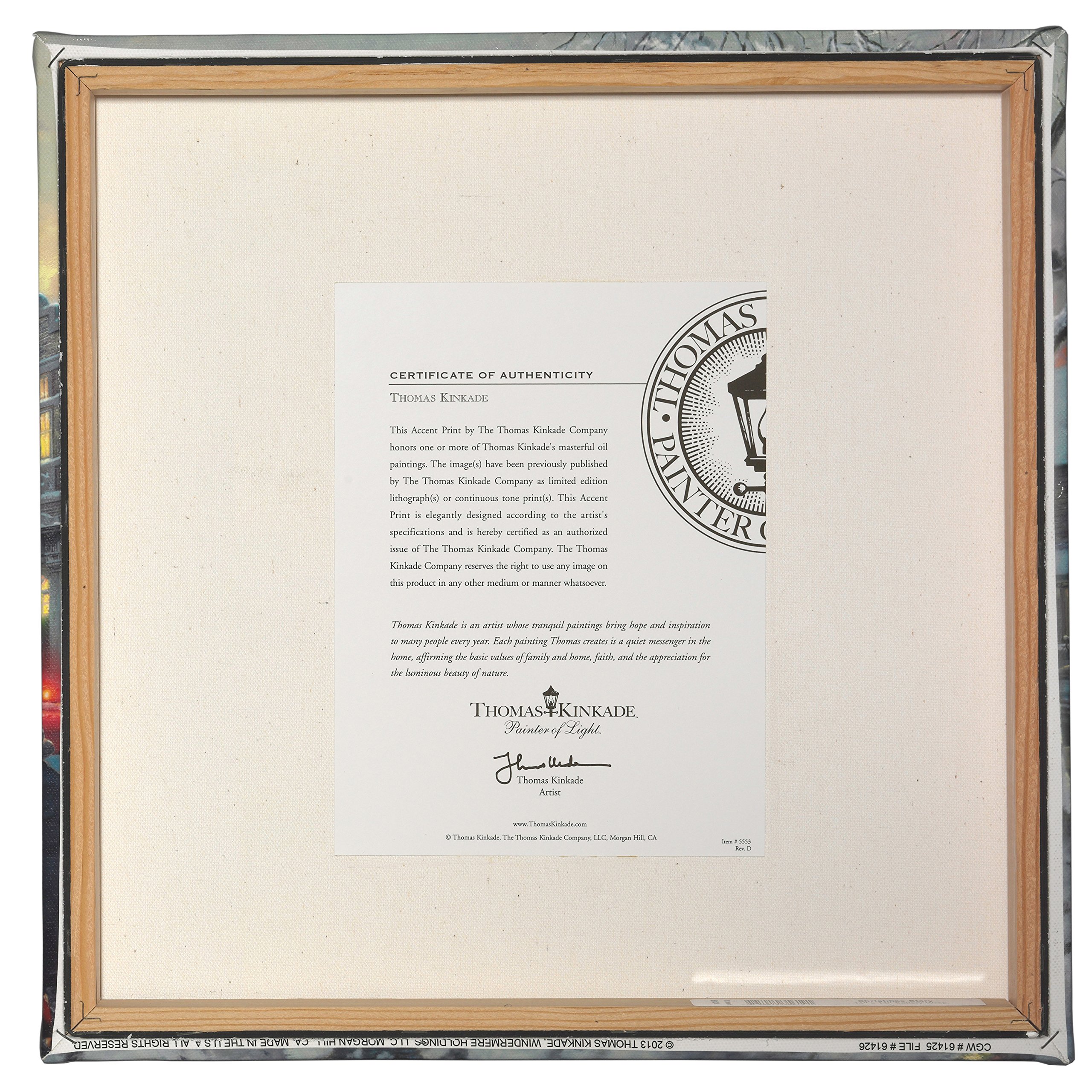 Thomas Kinkade Disney The Jungle Book Brushwork (Burl Frame)
