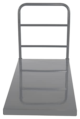 Vestil ECSPT-2448 Steel Smooth Deck Platform Truck 24 In. x 48 In. 2000 Lb. Capacity Black