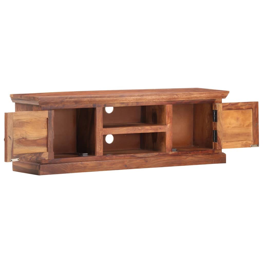 THYUOVAI TV Cabinet,Sideboard Lowboard Media Console Cabinet HiFi Cabinet Tv Table Suitable for Living Room,Bedroom,Closet,Hallway,Foyer,Office 47.2"x11.8"x15.7" Solid Sheesham Wood