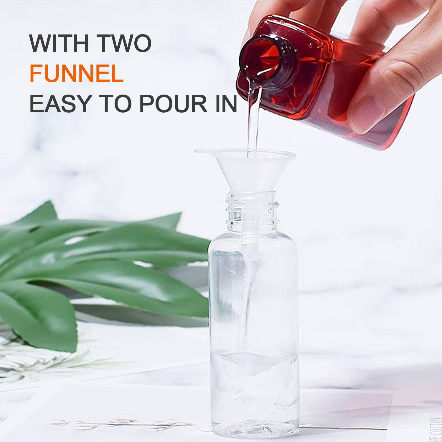 Woaiwo-q Travel Bottles TSA Approved,2 oz Plastic Bottles Small Squeeze Bottles Leak Proof Silicone Travel Size Containers with Flip Cap (30 Bottles)