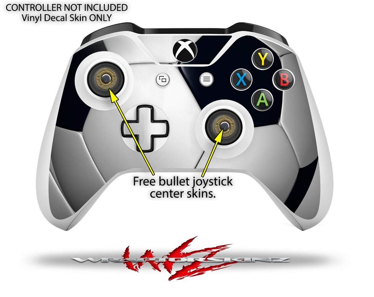 WraptorSkinz Decal Vinyl Skin Wrap Compatible with Xbox One S Console and Controllers - Soccer Ball
