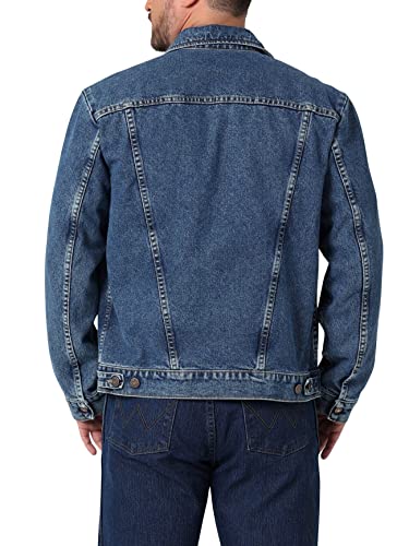 Wrangler Men's Cowboy Cut Western Unlined Denim Jacket, Stonewash, XX-Large