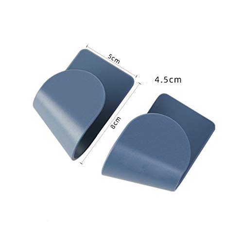 WUDILU Kitchen Organizer Pot Lid Rack Plastic Spoon Holder Pot Lid Shelf Cooking Dish Rack Pan Cover Stand Kitchen Accessories (Color : Blue)