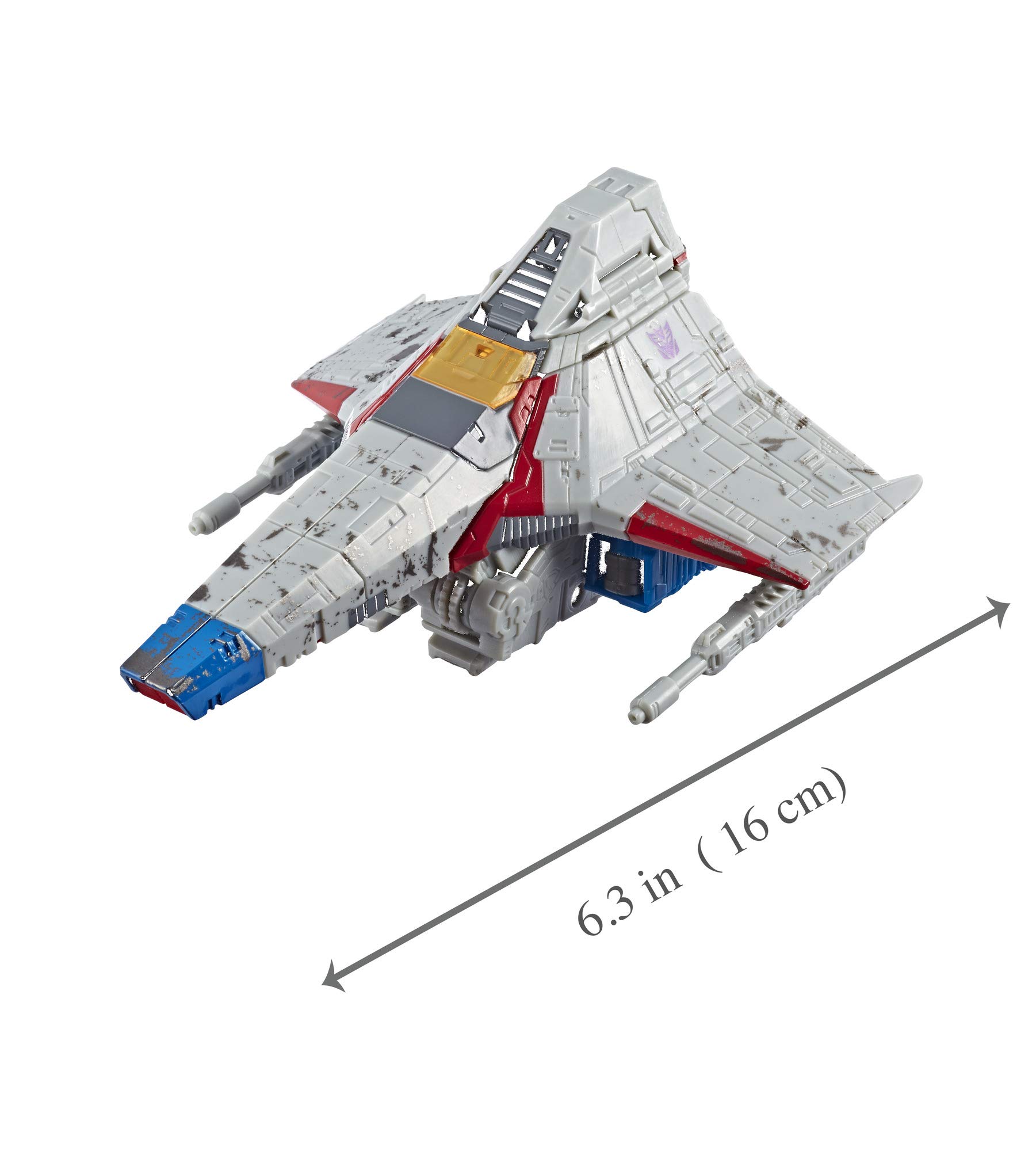 Transformers Toys Generations War for Cybertron Voyager Wfc-S24 Starscream Action Figure - Siege Chapter - Adults & Kids Ages 8 & Up, 7"