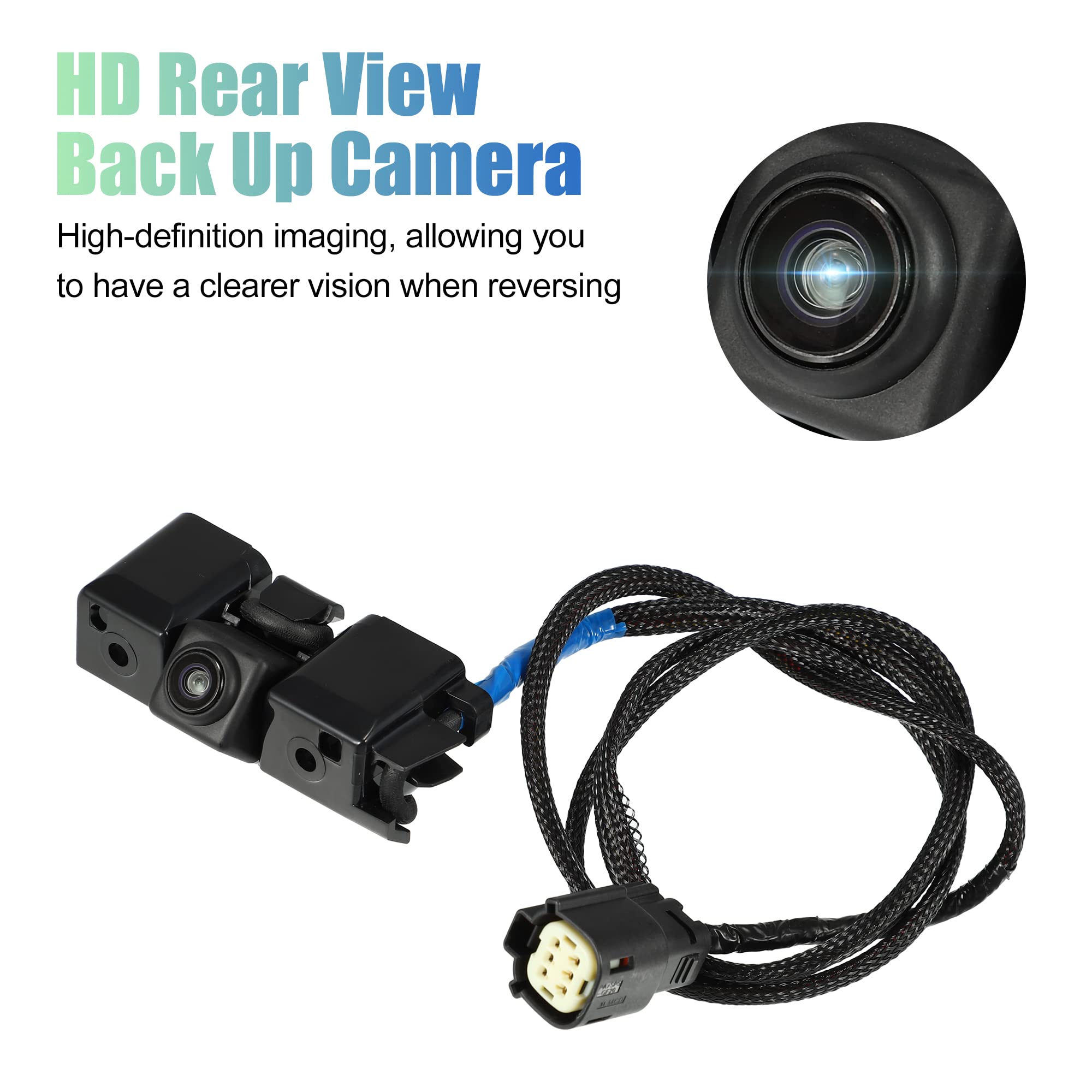 X AUTOHAUX Rear View Back Up Camera Rear Park Assist Reverse Camera 84143039 for Chevrolet Colorado 2015-2022