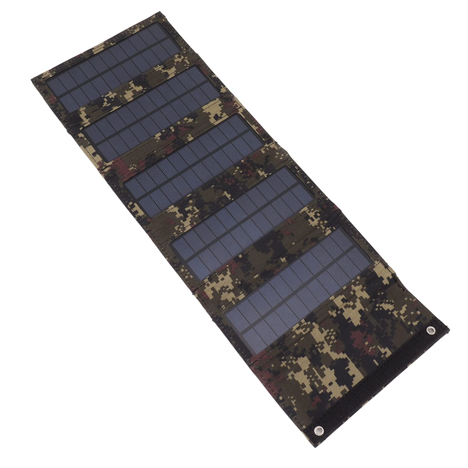 TUWEI Portable Solar Panel Bag 50W Without Function Folding Folding Bag Emergency Mobile Phone Bag with Silicon Solar Panels (Camouflage)