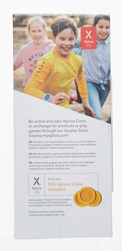 XPLORA X5 Play - Watch Phone for Children (4G) - Calls, Messages, Kids School Mode, SOS Function, GPS Location, Camera and Pedometer - (Subscription Required) (BLUE)