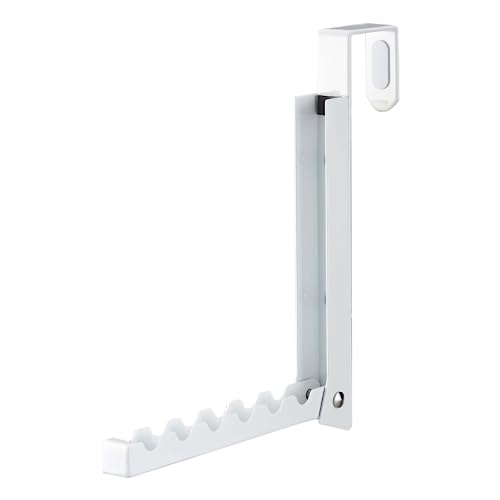 Yamazaki Home 7161 Over The Door Alloy Steel Hooks - Folding Hanging Coat Rack
