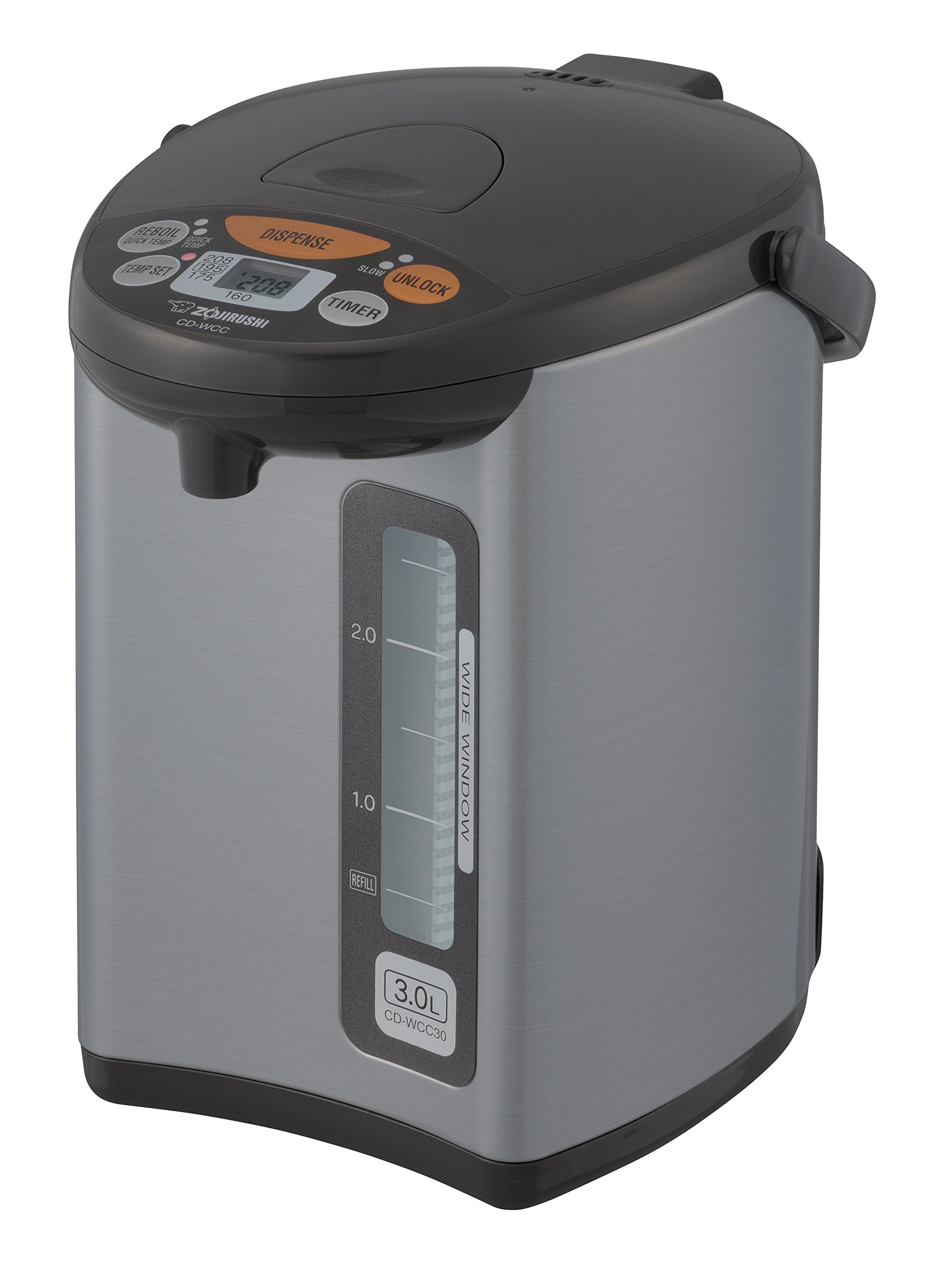 Zojirushi CD-WCC30 Micom Water Boiler & Warmer, Silver & NS-TSC10 5-1/2-Cup (Uncooked) Micom Rice Cooker and Warmer, 1.0-Liter