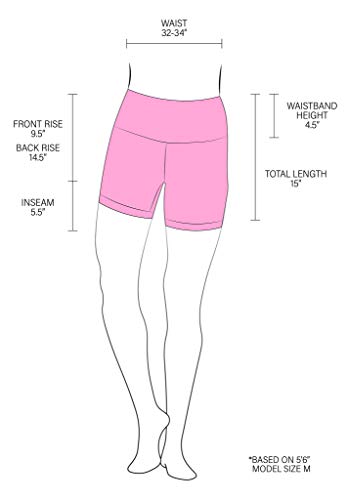 Yogalicious Ultra Soft Lightweight Hi Rise Shorts with Side Pocket - High Waist Yoga Shorts - Gothic Grape 5" - Medium