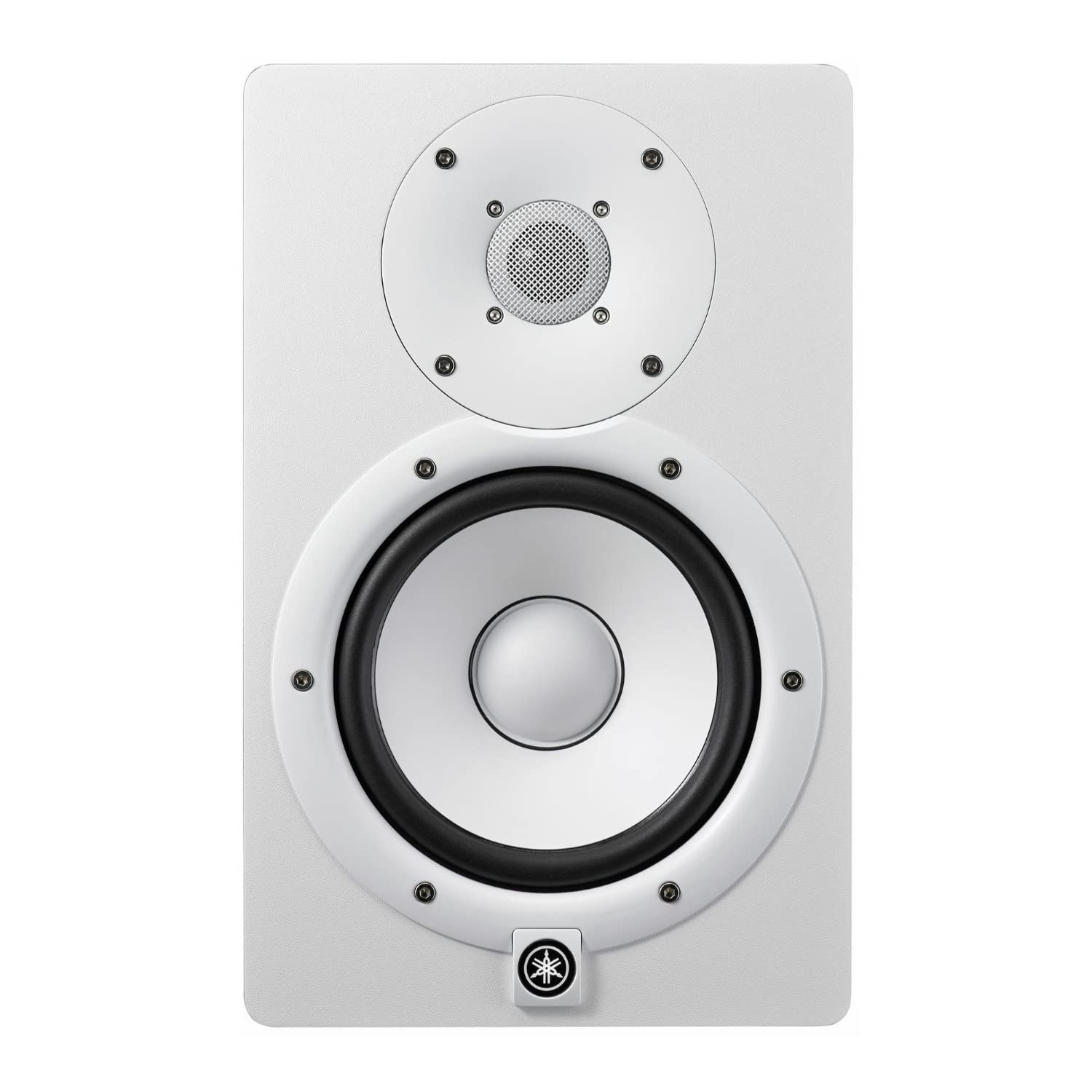 Yamaha HS7W 6.5-Inch Powered Studio Monitor (White, 2-Pack) Bundle (2 Items)