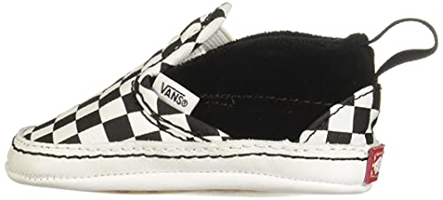 Vans Infant Checker Slip-On Black/True White Crib Size 3
