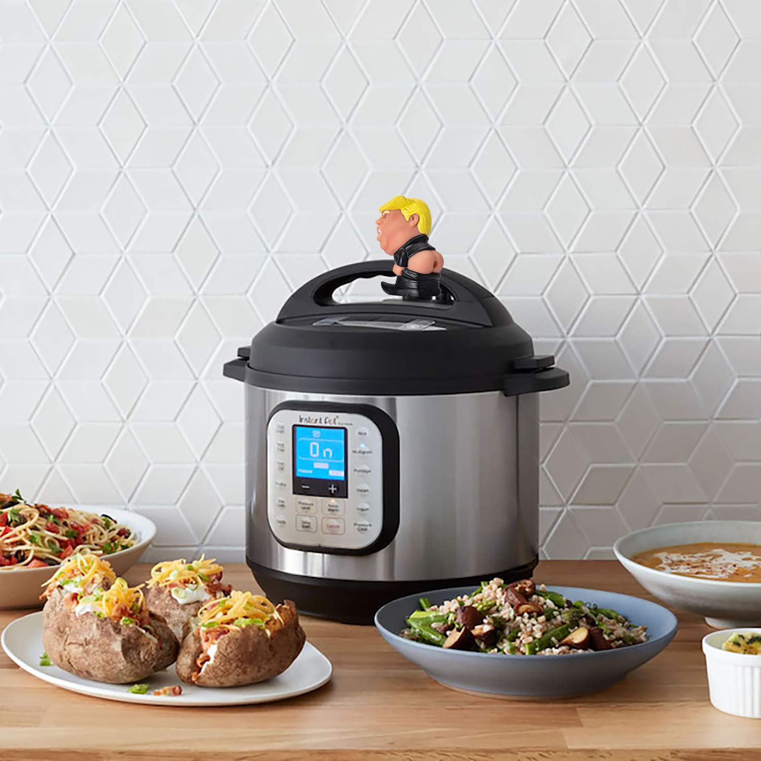 Yolococa Steam Release Diverter For Instant pot Cupboards/Cabinets protector 360° Redirect Silicone Kitchen Accessory