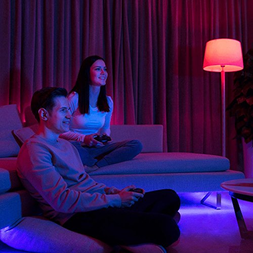 Yeelight Smart LED Light Bulb,16 Million Colors E26 10W 110V RGB Dimmable 800lm Wi-Fi Bulbs, Compatible with Alexa, Google Assistant (Multi-Colored)