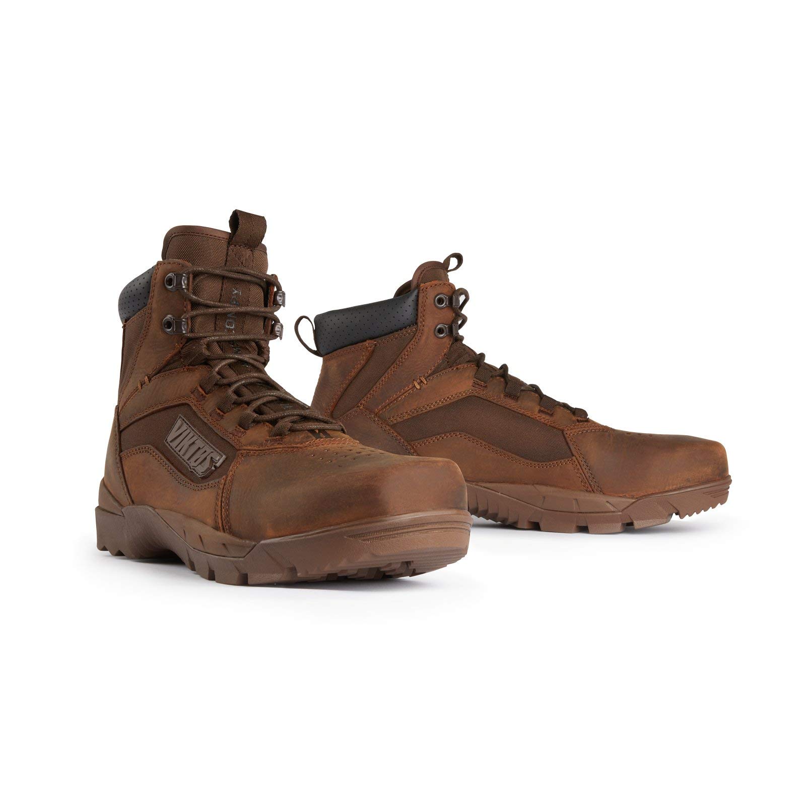 VIKTOS Men's Strife Mid Waterproof Combat Boot, Gunstock, Size: 7