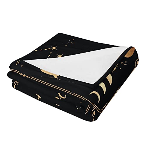 Virgo Blanket Constellations Throw Blankets 12 Horoscope Astrology Soft Cozy Personalized Flannel Throw Blankets 50x40 in