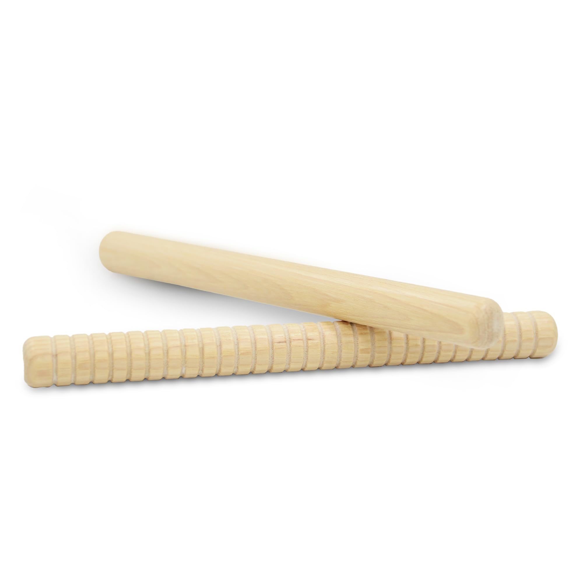 Westco Educational Products Hickory Rhythm Sticks Pair, 10" Smooth/12" Grooved