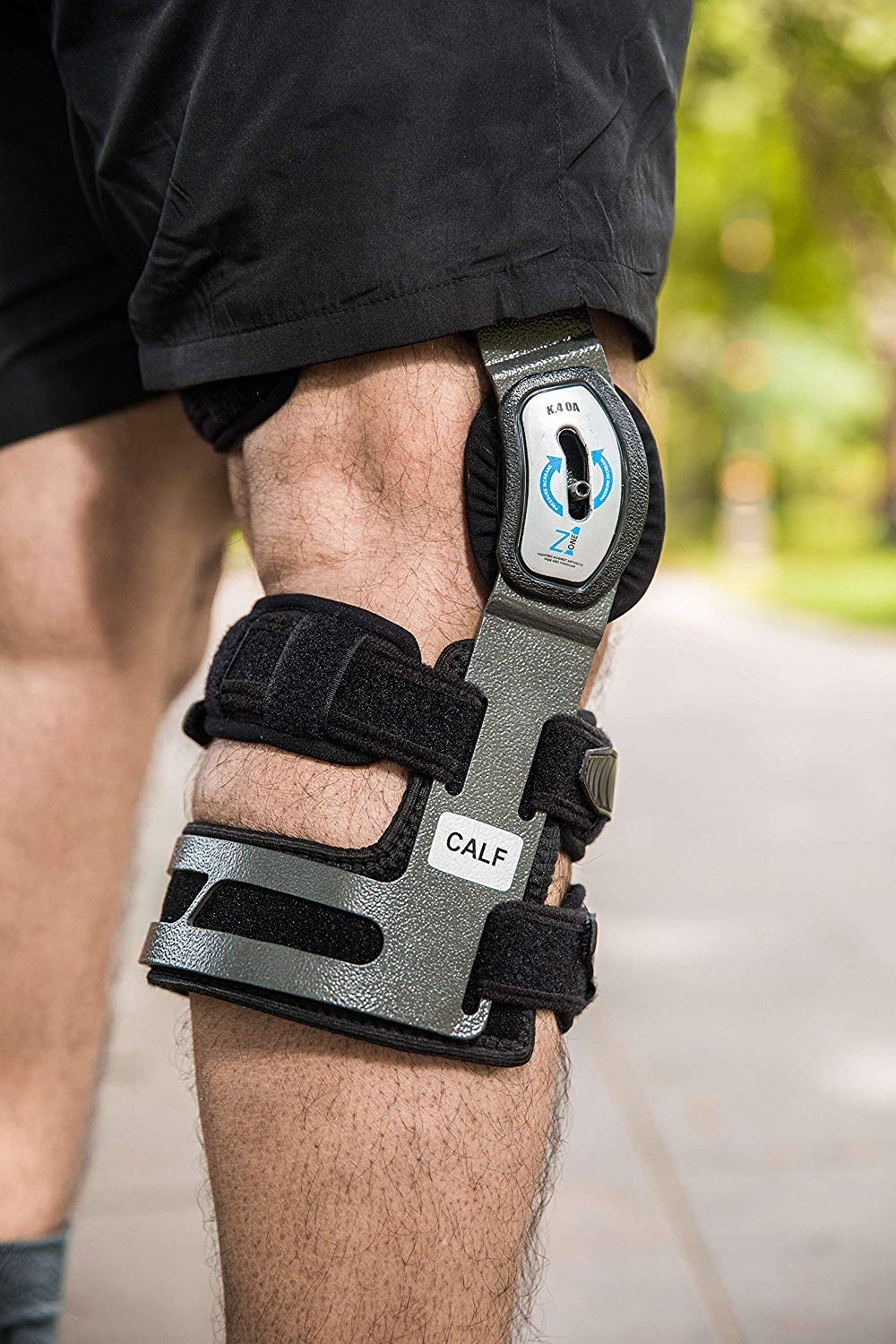 Z1 K4 OsteoAlign Hinged Knee Brace - Knee Support for ACL, MCL, Ligament Sports Injuries, Arthritis (OA), Meniscus Tear, Relief from Knee Joint Pain with Side Stabilizers for Men & Women Size (XL)