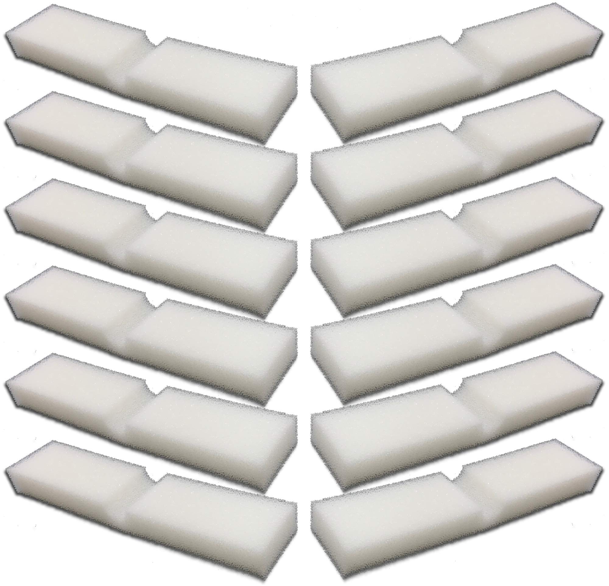 Zanyzap 12 Pack of Foam Filter Pads for Fluval FX4 / FX5 / FX6