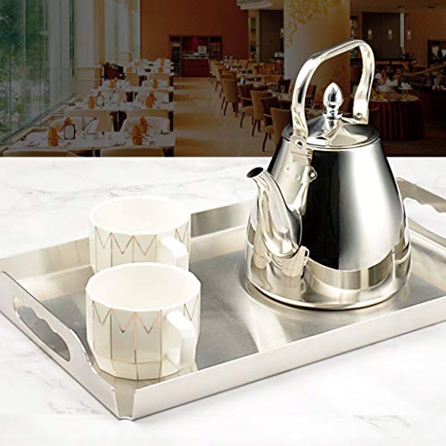 ZNZN Special Kettle for Stove Stainless Steel Silver Kettle Gooseneck Kettle Teapot (1.2L /40.5OZ, 1.5L /50.7OZ, 2L /67.6OZ) Multifunctional Water Kettle (Size : 1.5L (50.7OZ))