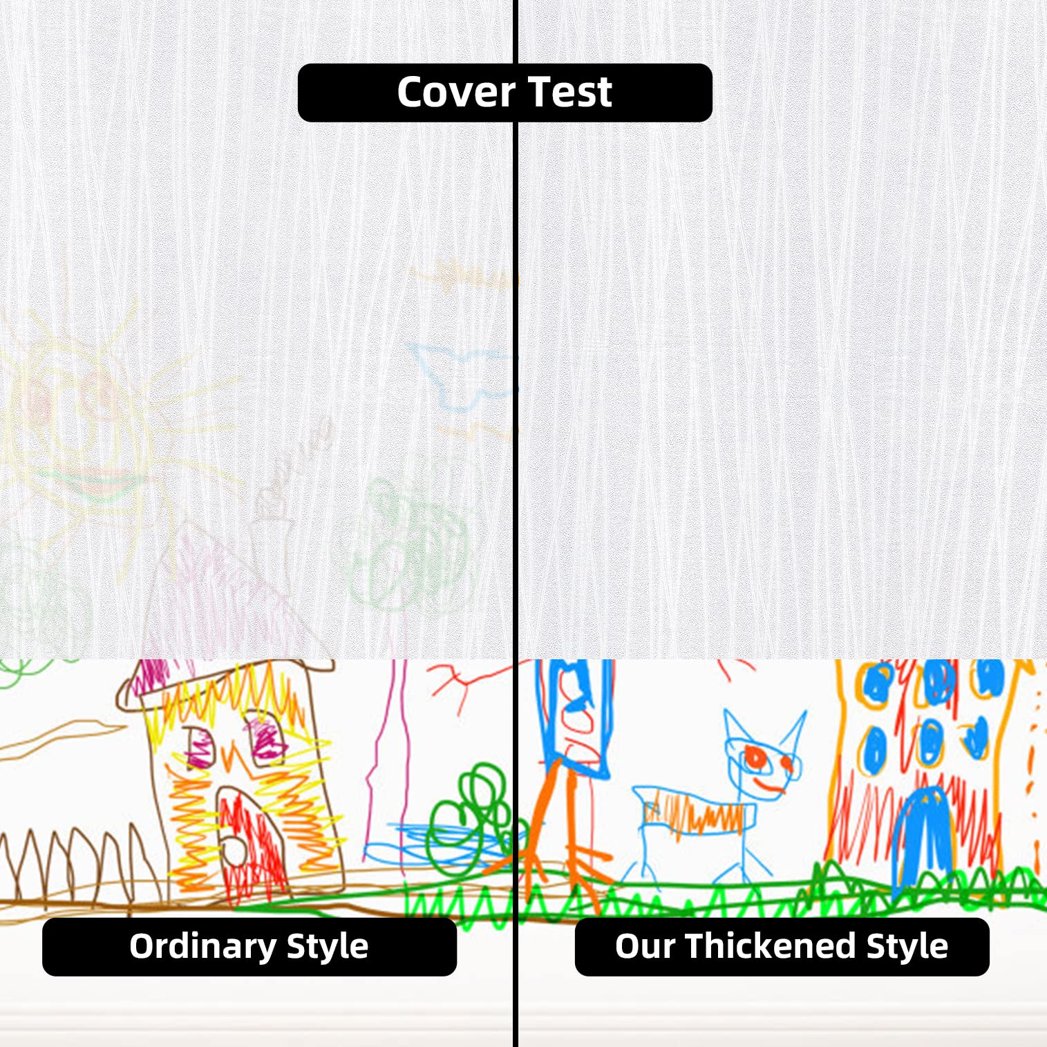 Wallpaper Peel and Stick White Stripe Waterproof Removable Self Adhesive Wallpaper Modern Decorative Wall Covering Vinyl PVC Furniture Stickers