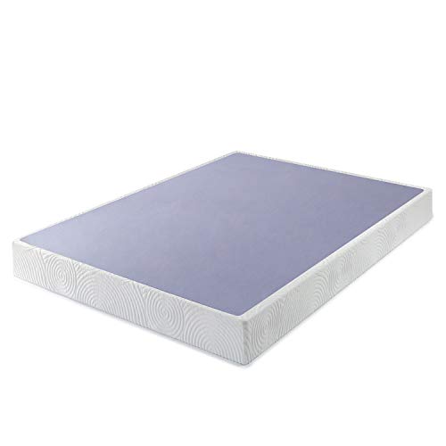 ZINUS Metal Box Spring with Wood Slats, 7.5 Inch Mattress Foundation, Sturdy Steel Structure, Easy Assembly, Twin XL