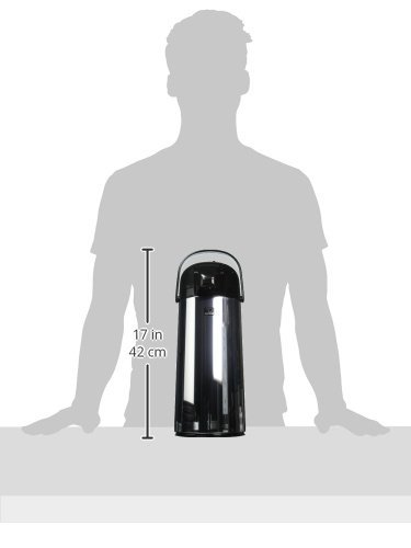 Zojirushi AAPE-22SCXA Air Pot Beverage Dispenser, 2.2 Liters, Polished Stainless, Made in Japan