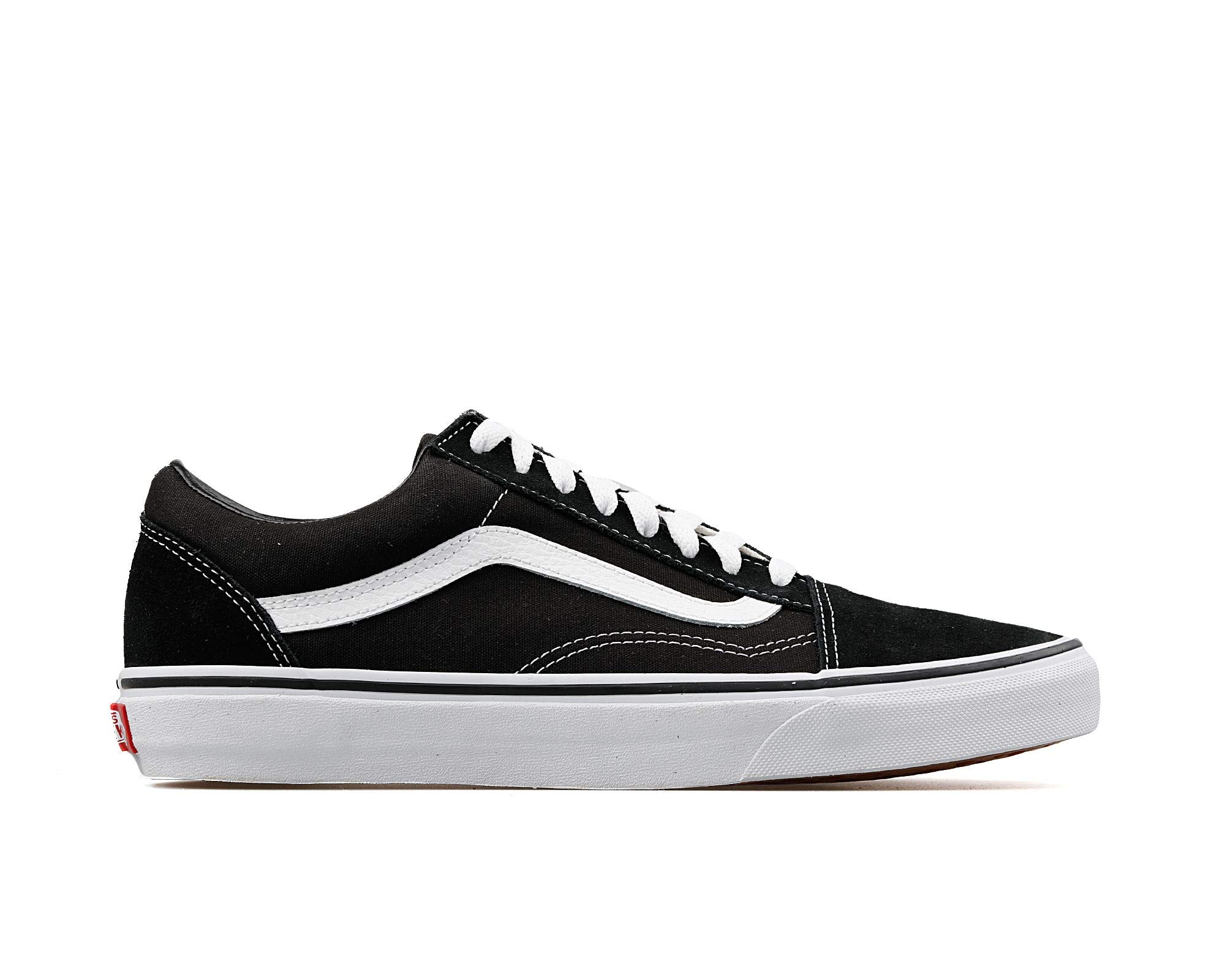 Vans Unisex Old Skool Black/White Skate Shoe 11 Men US