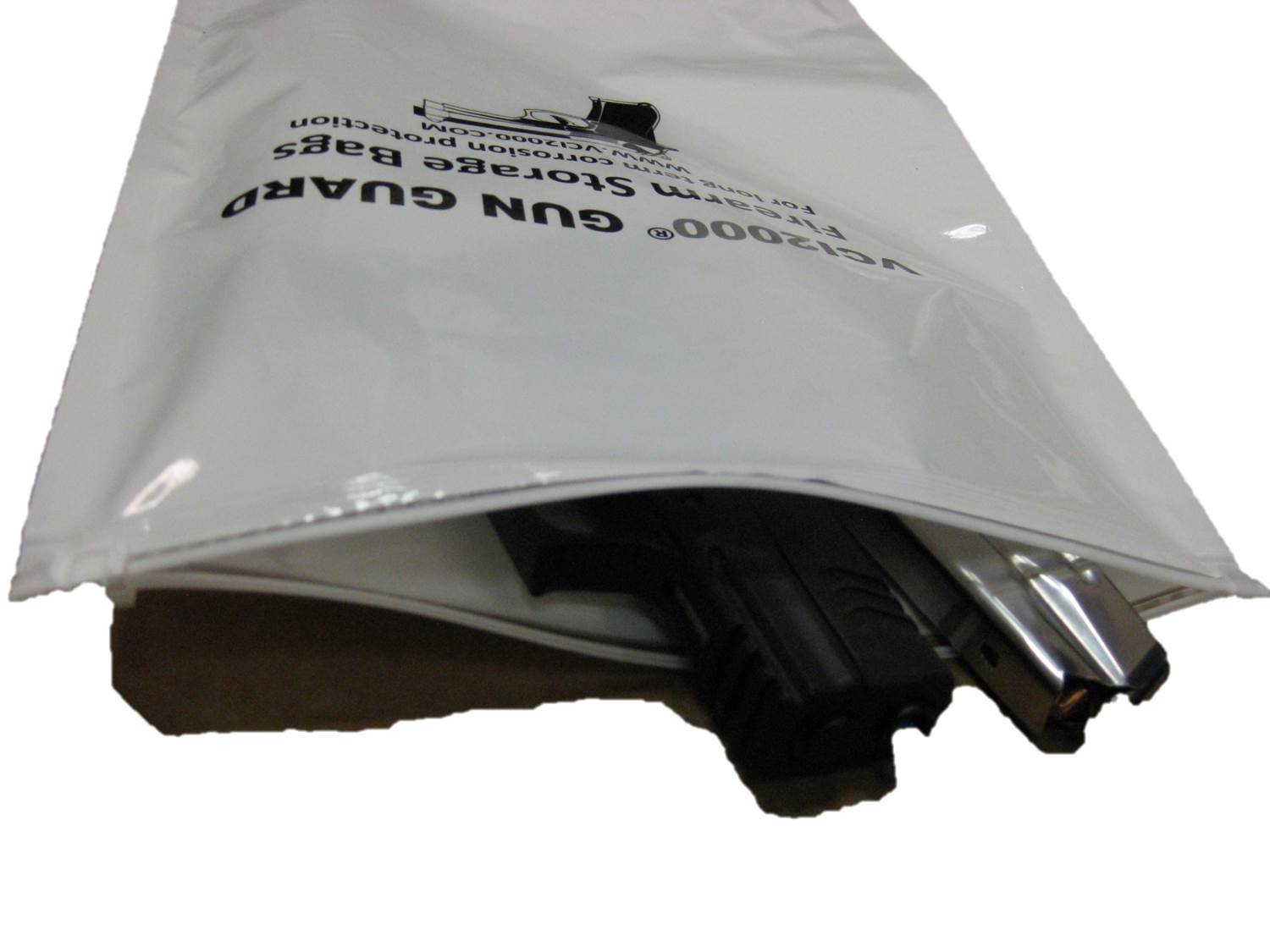 VCI Gun Storage Bags Heavy Duty Pistol Storage bags - Anti Corrosion Firearm Storage Bags -VCI (Pack of 5) Premium Gun Storage Solution: Ultimate Corrosion Protection