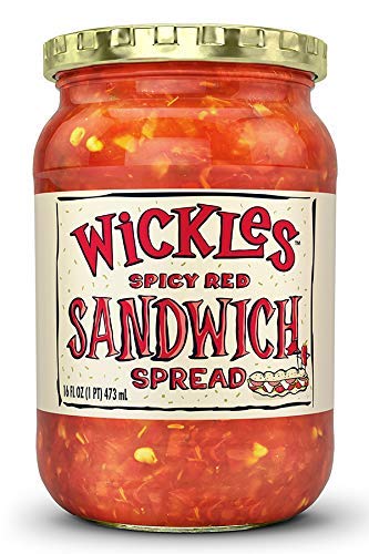 Wickles Spicy Red Sandwich Spread, 16 OZ (Pack of 2)