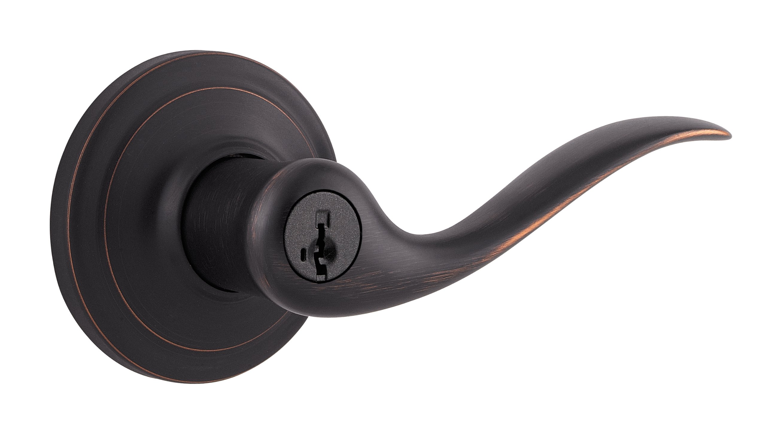 Weiser Lock GLA535 TC11P SMTK2 B Toluca Entry Lever, Venetian Bronze