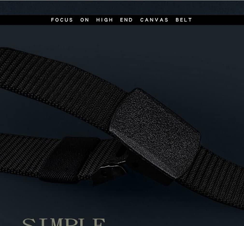 West Leathers [3 Pack] Nylon Military Tactical Men Belt Webbing Canvas Outdoor Adjustable Web Belt with Plastic Buckle Fits Pant
