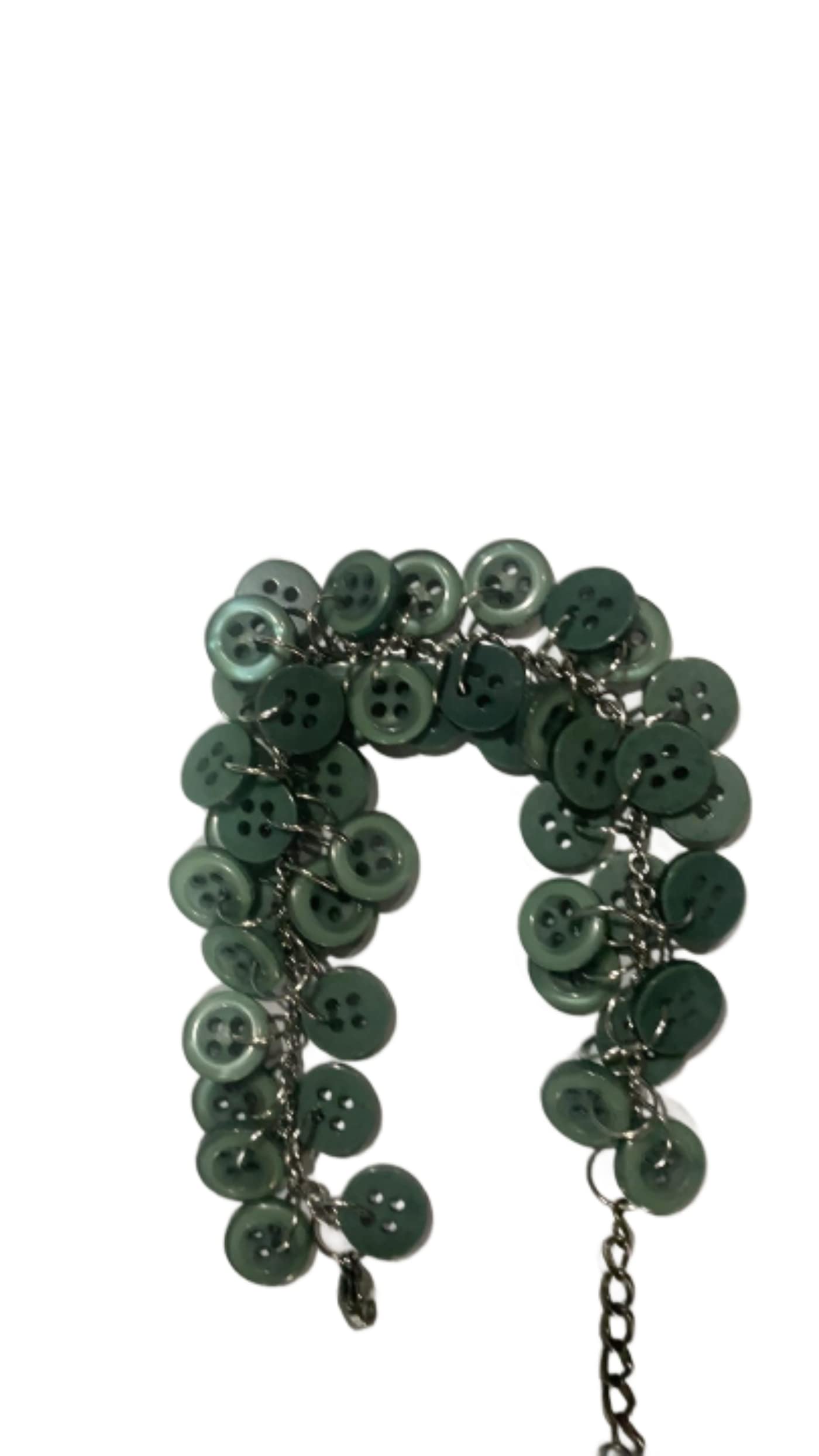 Vintage Button Bracelet for Woman, Charm Button Bracelet Handmade, Adjustable, Antique jewelry, Gift for Her