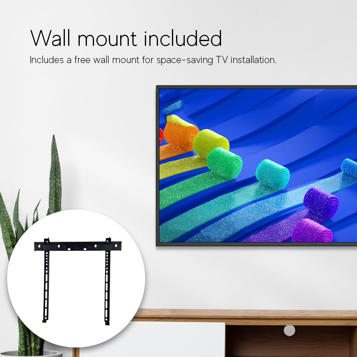 VIZIO 32" D-Series Class HD Smart LED TV IQ Processor, V-Gaming Engine, Apple AirPlay and Chromecast Built-in + Free Wall Mount (No Stands), D32H-J09 (Renewed)