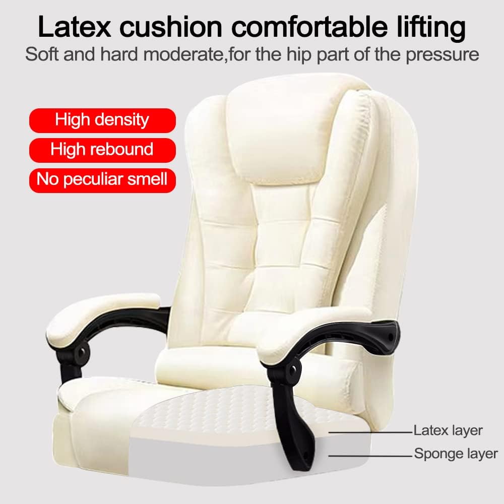 XUEGW Home Computer Chairs Office Chairs Big and Tall Desk Chair Back Support Computer Desk Chair Ergonomic High Back Cushion Lumbar Back Support…