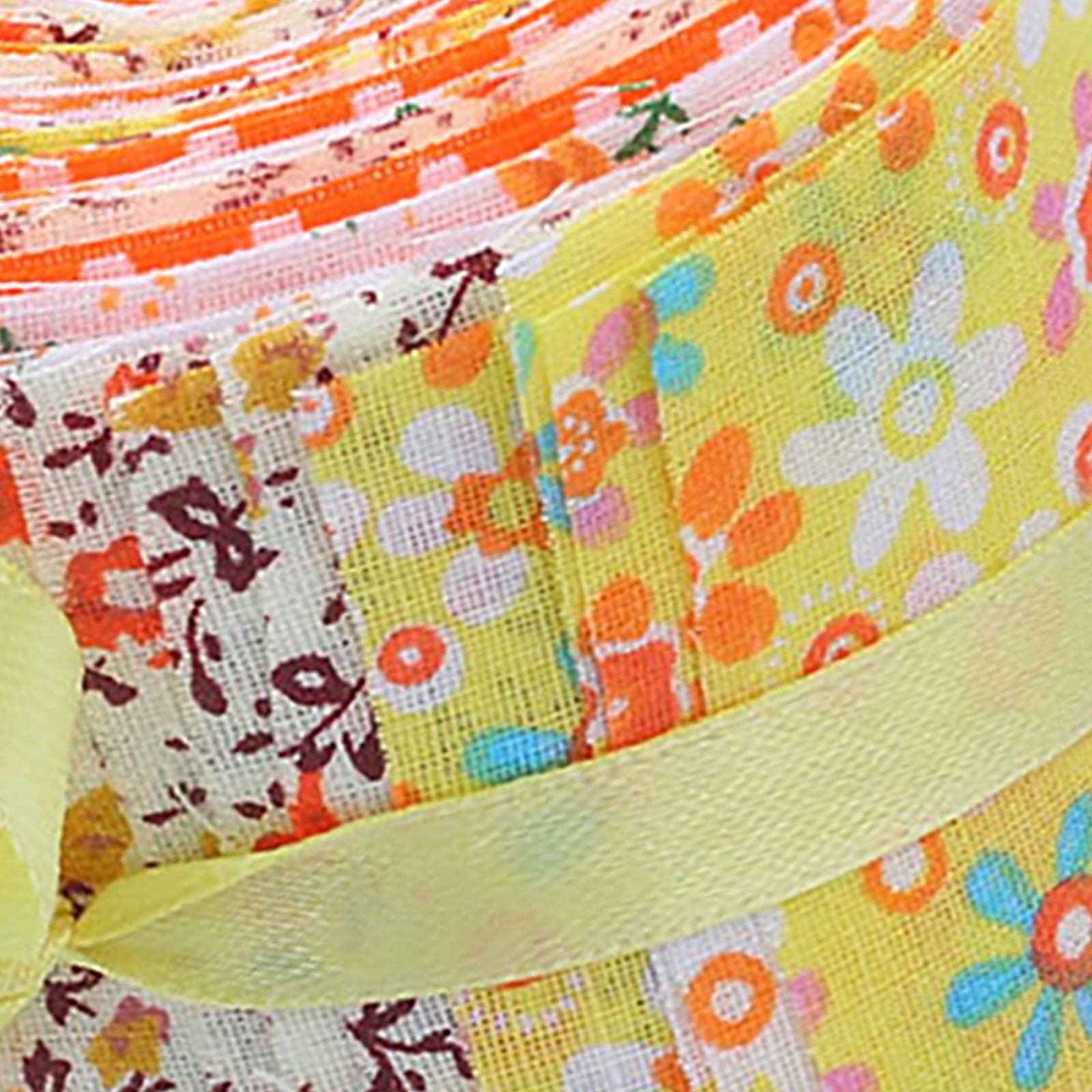 Yiju 40Pack 2.4 Inch Jelly Roll Quilt Strips Floral Printed Fabric DIY Sewing