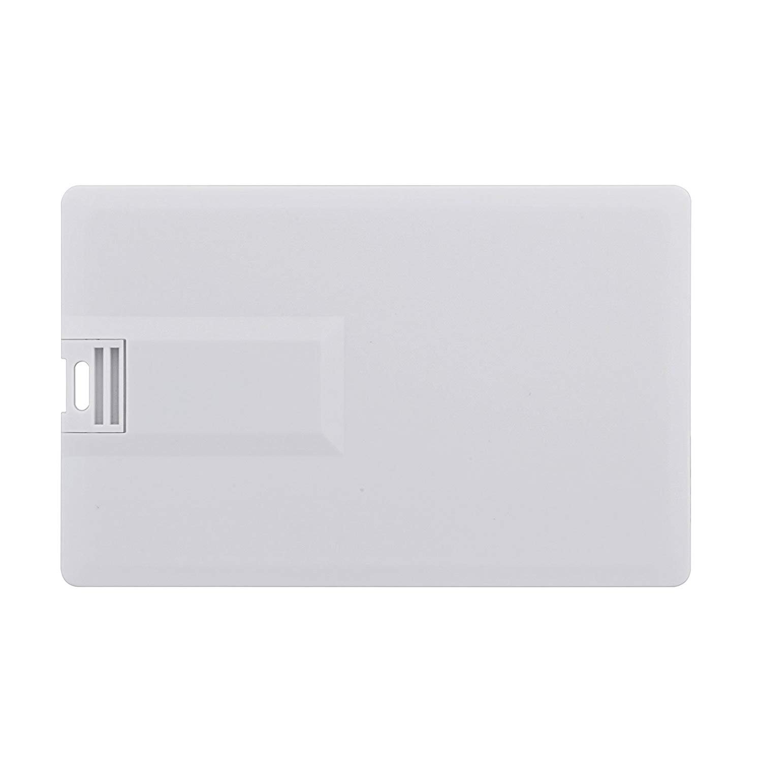 Wafer USB Bussiness Card Flash Drive Blank DIY Memory Stick Wholesale Bulk Pack 10 (16GB USB 3.0, White)