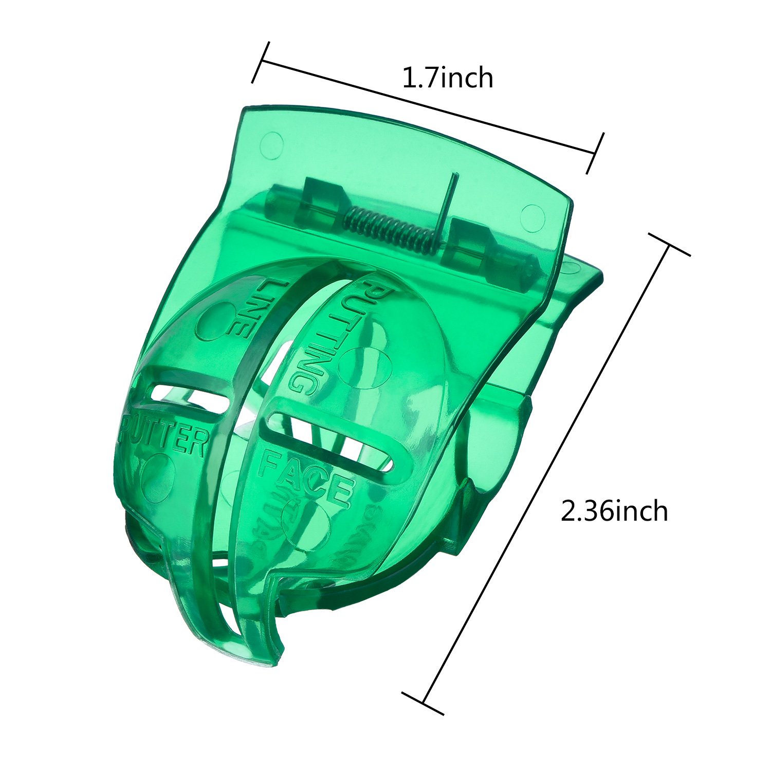WILLBOND 4 Pack Golf Ball Line Liner Ball Marking Tool Alignment Tool (Green)